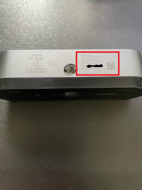 How Do I Locate My Product Serial Number? – Logitech B2B Support