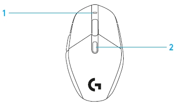 How does the DPI indicator light work on G303 SHROUD Edition ...