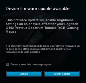 Update firmware 103.1.10 for the G502 RGB gaming mouse – Logitech ...