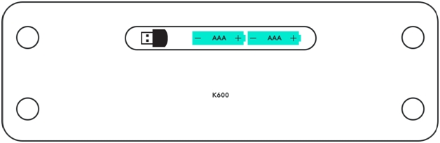 How do I replace the batteries in my K600 TV keyboard? – Logitech ...