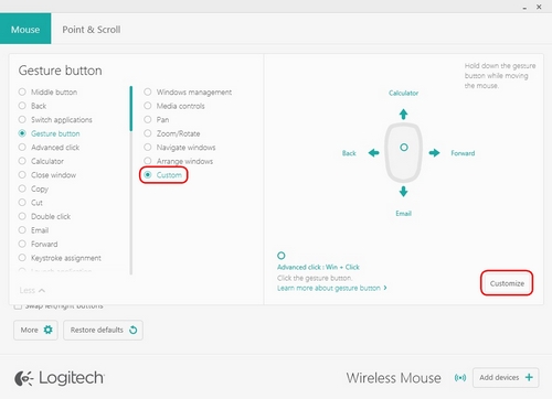 Customize Wireless Mouse M170/M171/B170 gestures with Logitech Options ...