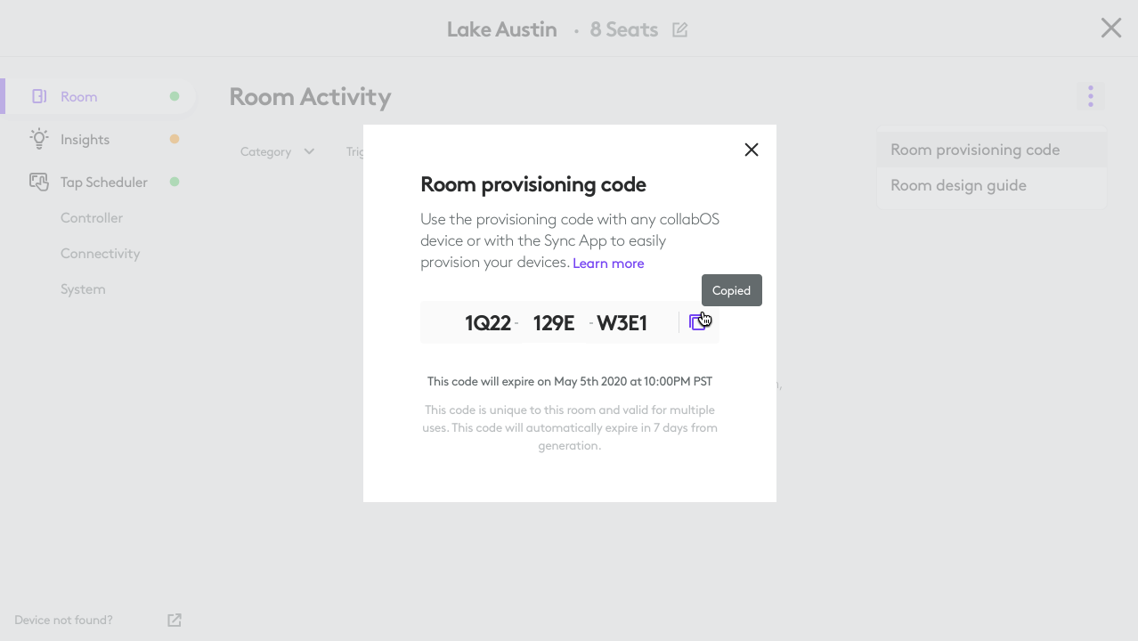 Sync Provisioning Codes – Logitech B2B Support